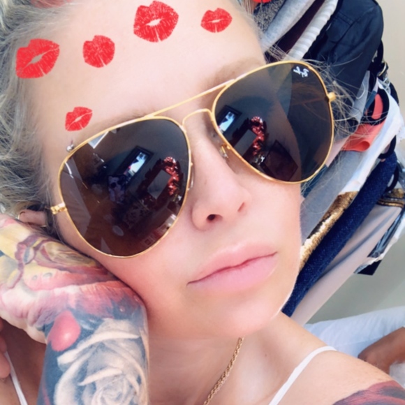 Ray-Ban | Accessories | Ray Ban Aviators Amber Brown Lenses On Gold ...